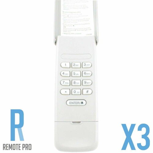 3 x Merlin+ 2.0/Chamberlain E840M Genuine/Original Keypad Suits EVO ...