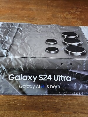 Rare Store Display AI Is Here Samsung Galaxy S24 Ultra Cloth Banner 30 ...