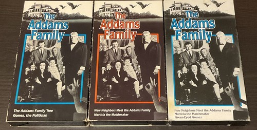 The Original Addams Family TV Show VHS 3 Lot (VHS, 1964) And Friends ...