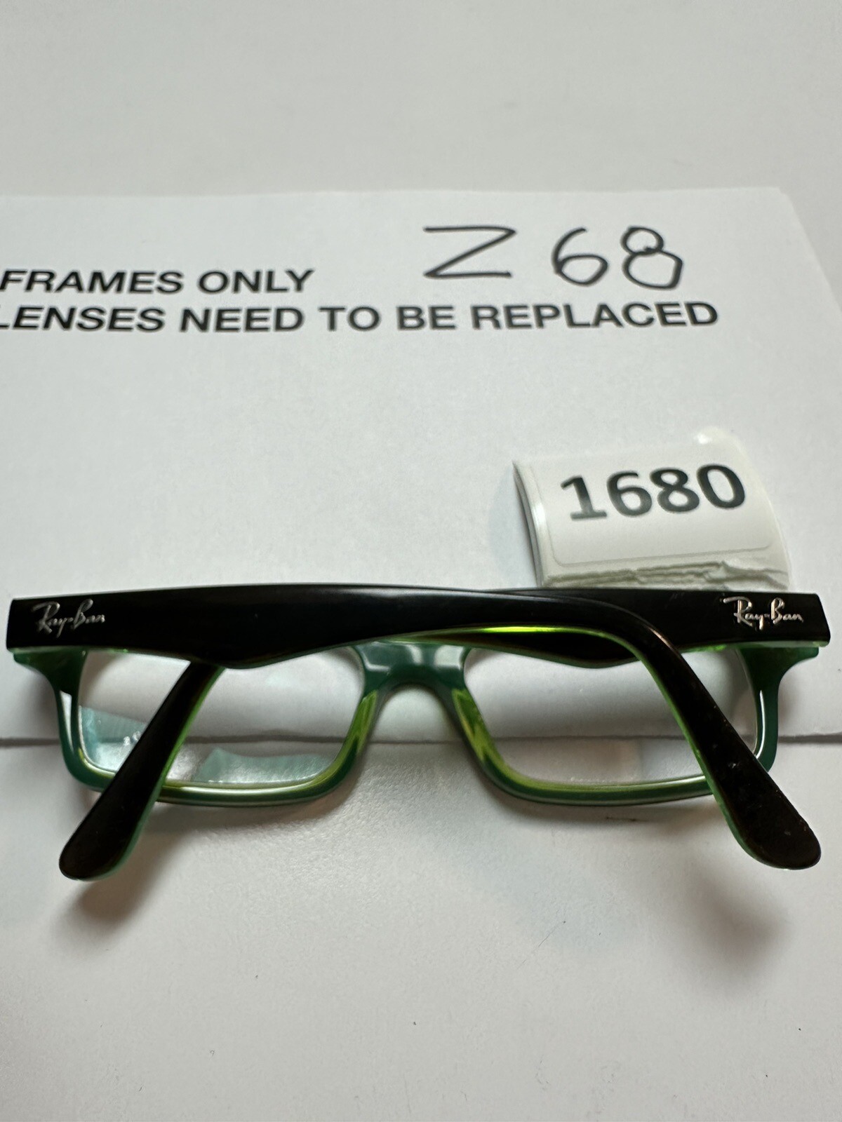 Ray Ban Kids RB 1530 3665 48/16/125 Flex Hinge Brown Green Glases ...