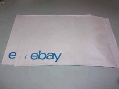 25 eBay Mailers Envelopes With E-bay Print 12" x 15" Poly Bags new NO ...