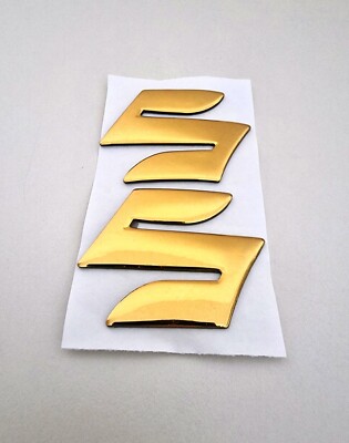 Suzuki Gold 3D Badge Tank Emblem Logo Stickers Graphics Decals gsxr sv ...