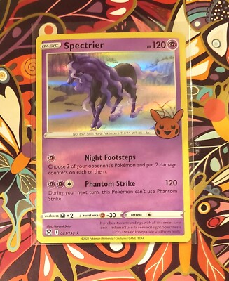 Spectrier 081/196 Pokémon Trick Or Trade Holo 2023 Halloween Promo Card ...