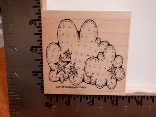 WHIPPER SNAPPER CLOUDS STARS WOOD RUBBER STAMP EUC L4904 | eBay