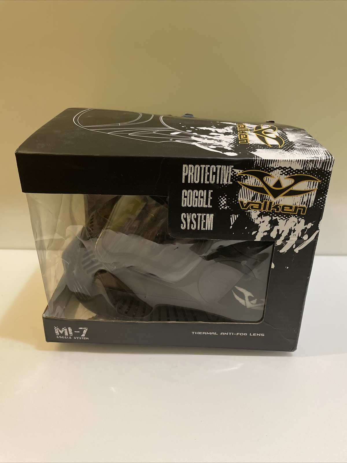 Valken Sly Annex Mi-7 Black With Thermal Anti-fog Clear Lens Goggle ...