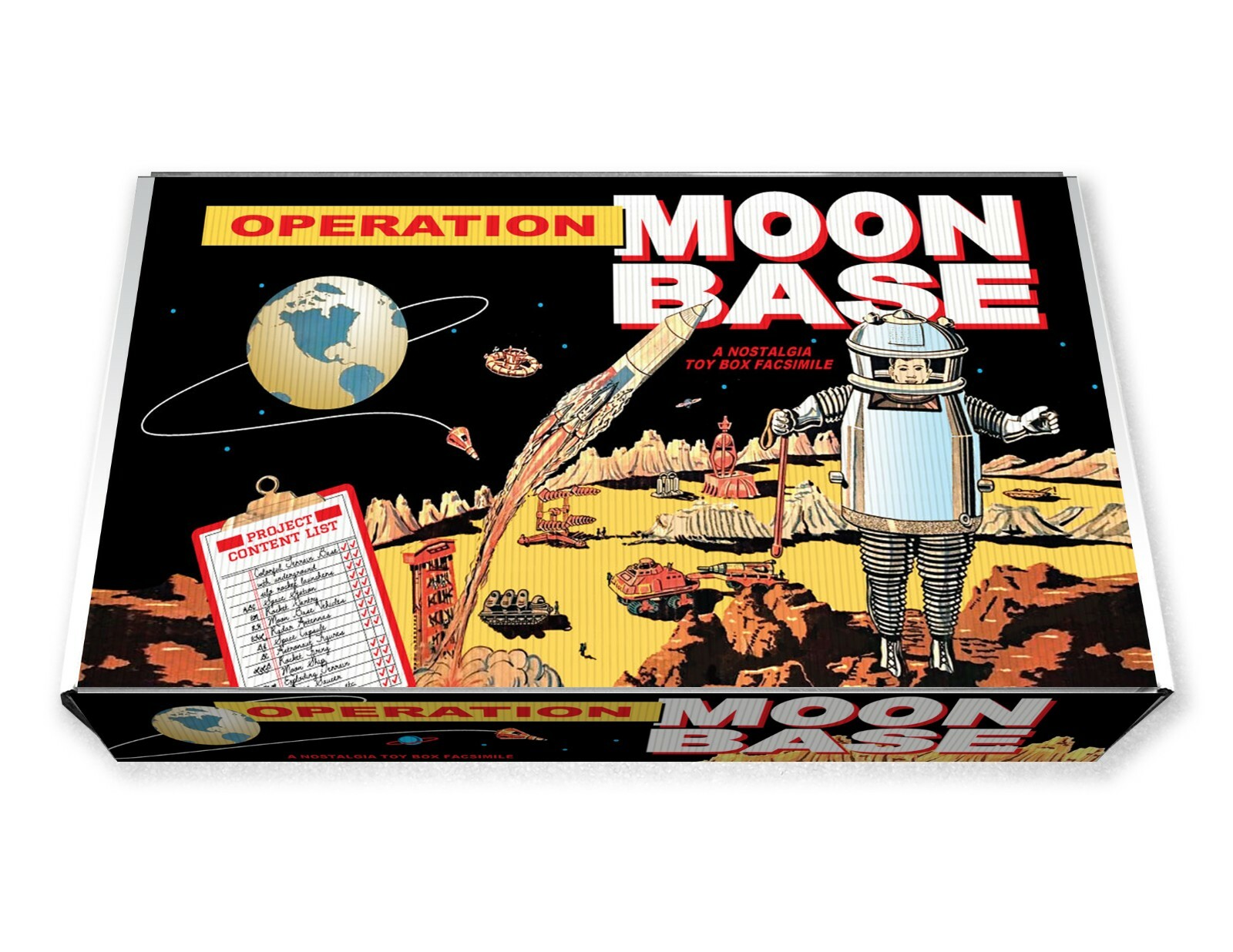 Marx Operation Moon Base Play Set Box | eBay