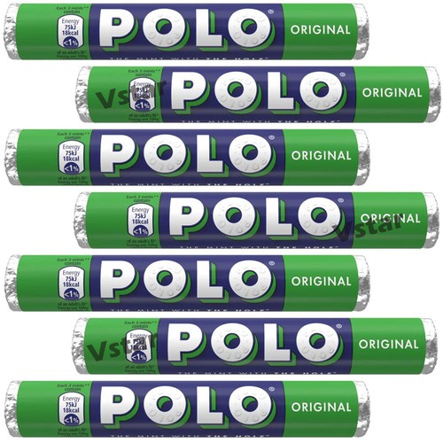 Polo Sugar Free, Original, Spearmint, Fruit & Mixed Flavours Tubes 34g ...