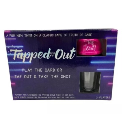 Tapped Out Adult Drinking Party Game for Adults Includes Cards Bell ...