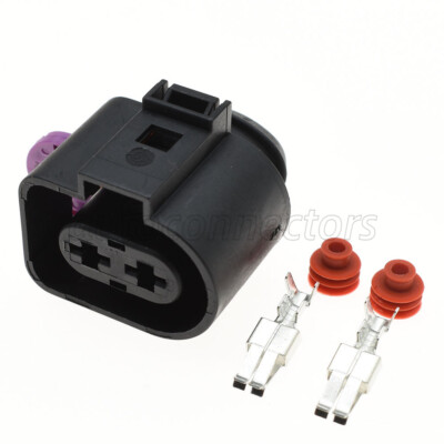 For VW Audi VAG - 1J0 973 752 - 2 Pin Sealed Female JPT Connector Plug ...