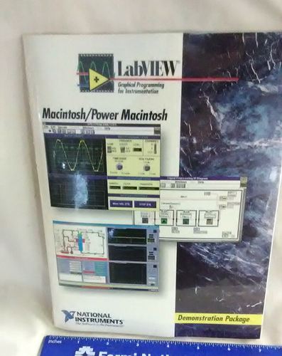 NATIONAL INSTRUMENTS LabVIEW Macintosh with SOFTWARE DISKETTE - demo | eBay