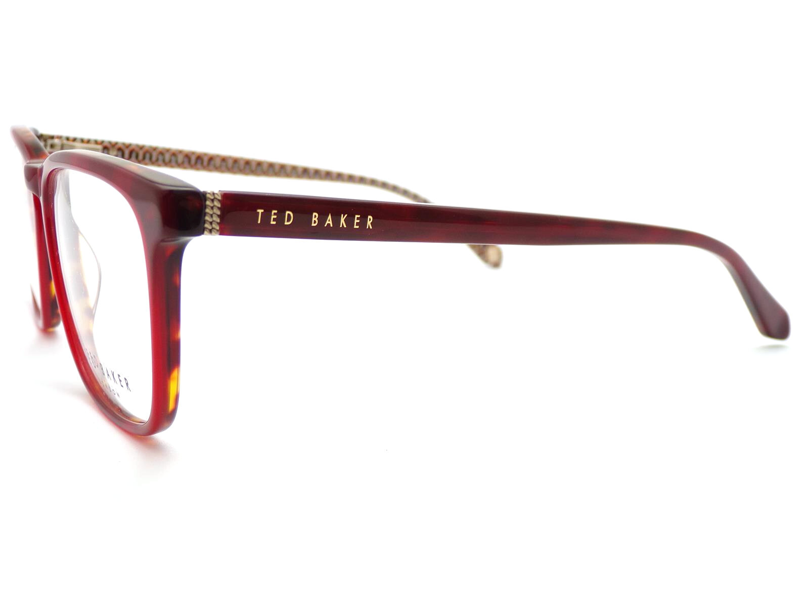 Ted Baker Glasses Frame Carlson Red Tortoise 54mm Unisex Eyeglasses ...