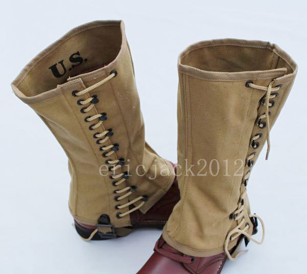 WWII US ARMY PUTTEE LEGGINGS LEG WRAPPINGS GAITERS CANVAS | eBay