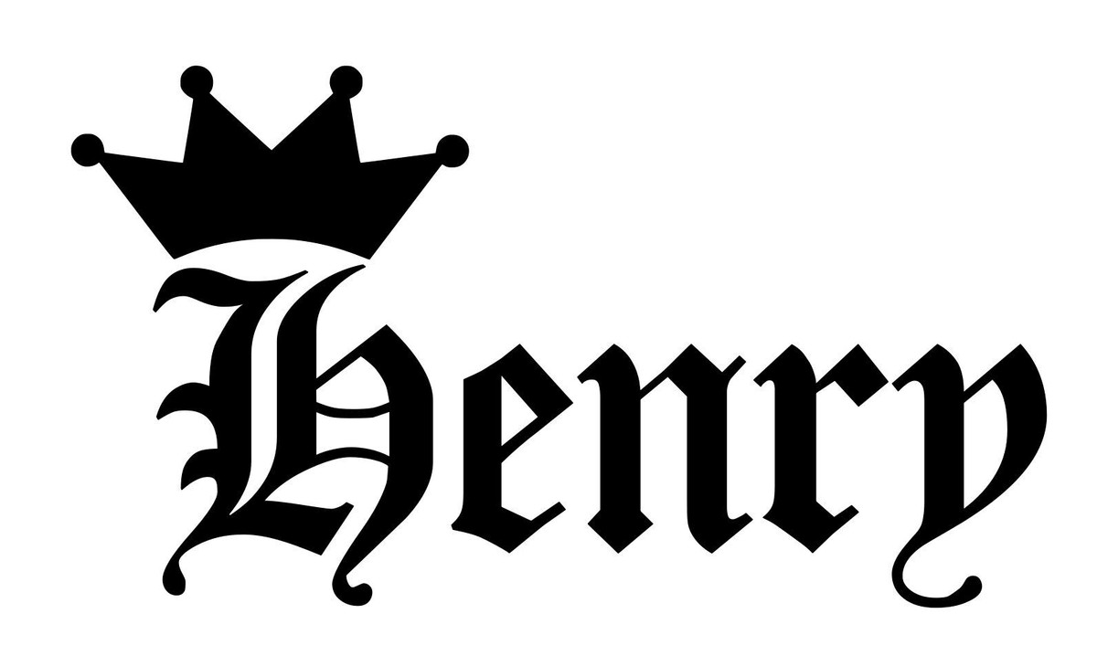 Henry Name Tattoos Cursive Chest Tattoo With William Penn And Henry