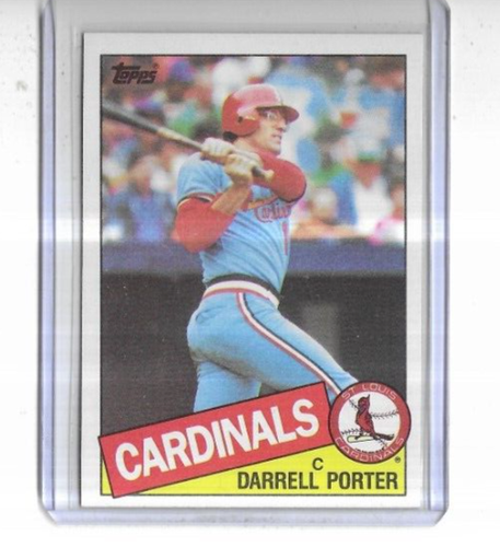 1985 Topps #525 Darrell Porter St. Louis Cardinals | eBay