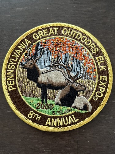 2008 PENNSYLVANIA GREAT OUTDOORS ELK EXPO PATCH 4" DIAMETER | eBay