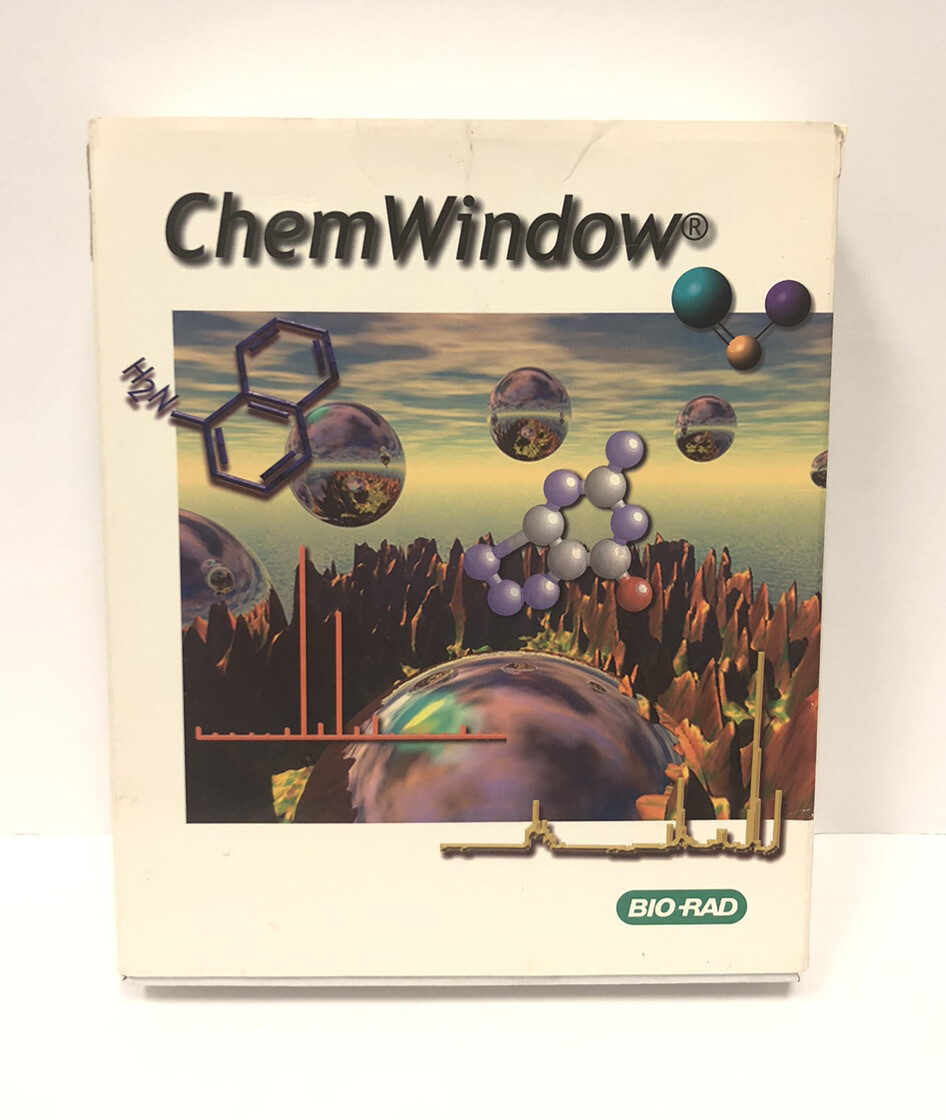 BIO-RAD ChemWindows 6 The Ultimate Program 2D 3D Chemical Structure ...
