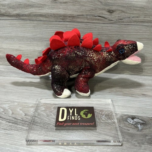 Fiesta Toys Shimmering Stegosaurus Dinosaur 12” Plush Stuffed Animal ...