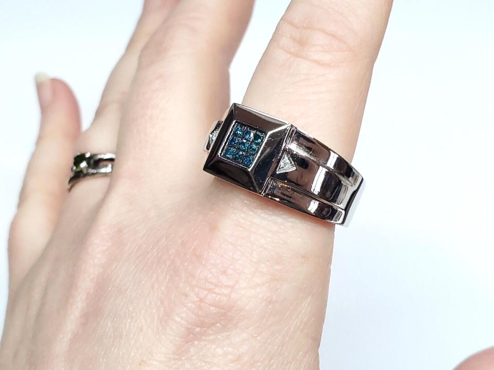 Signed "Strength Of Steel" Blue Diamond Bradford Exchange BGE Size 11 ...