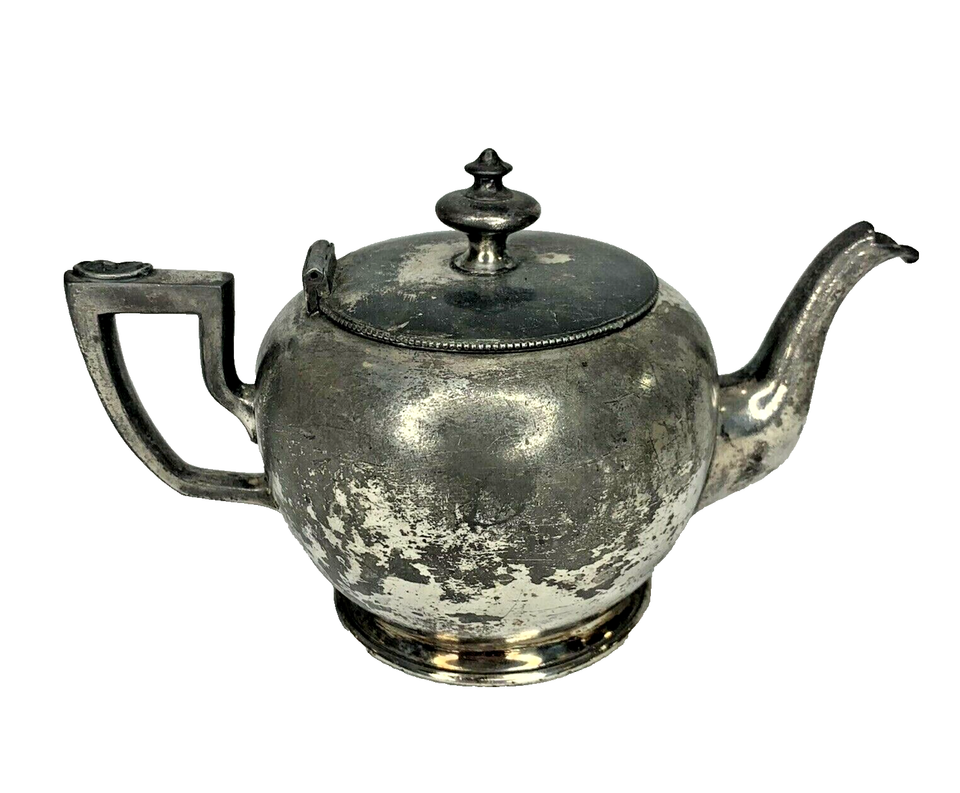 Simpson Hall Miller & Co Silverplate Teapot And Sugar Pot American ...