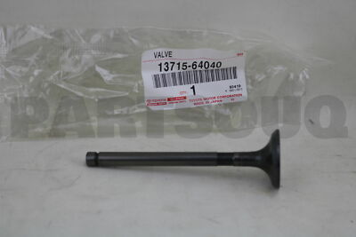 1371564040 Genuine Toyota VALVE, EXHAUST 13715-64040 | eBay