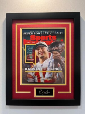 Framed Patrick Mahomes Laser Engraved Signature Kansas City Chiefs ...