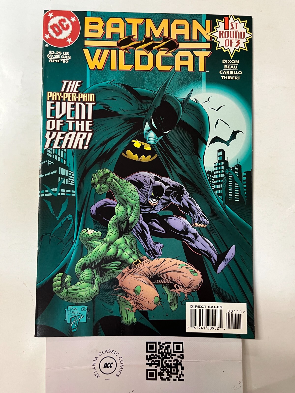 Batman Wildcat #1 VF-NM DC Comic Book 28 MS39 | eBay