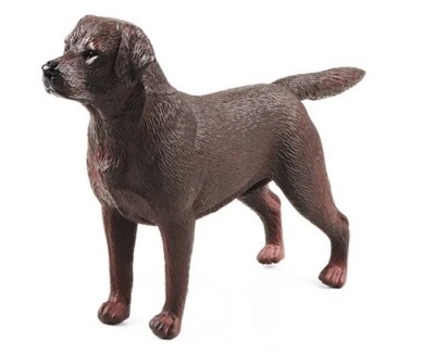 Brown Labradoodle Dog Animal Toy PVC Action Figure Kids Toys Party ...
