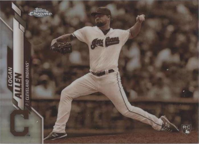 2020 Topps Chrome - Logan Allen #155 Sepia Refractor (RC) for sale ...