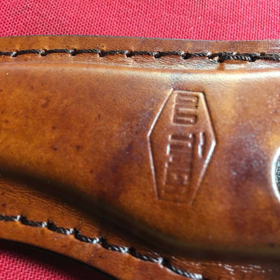LEATHER SHEATH FOR SCHRADE OLD TIMER 152OT SHARP FINGER hunting knife ...