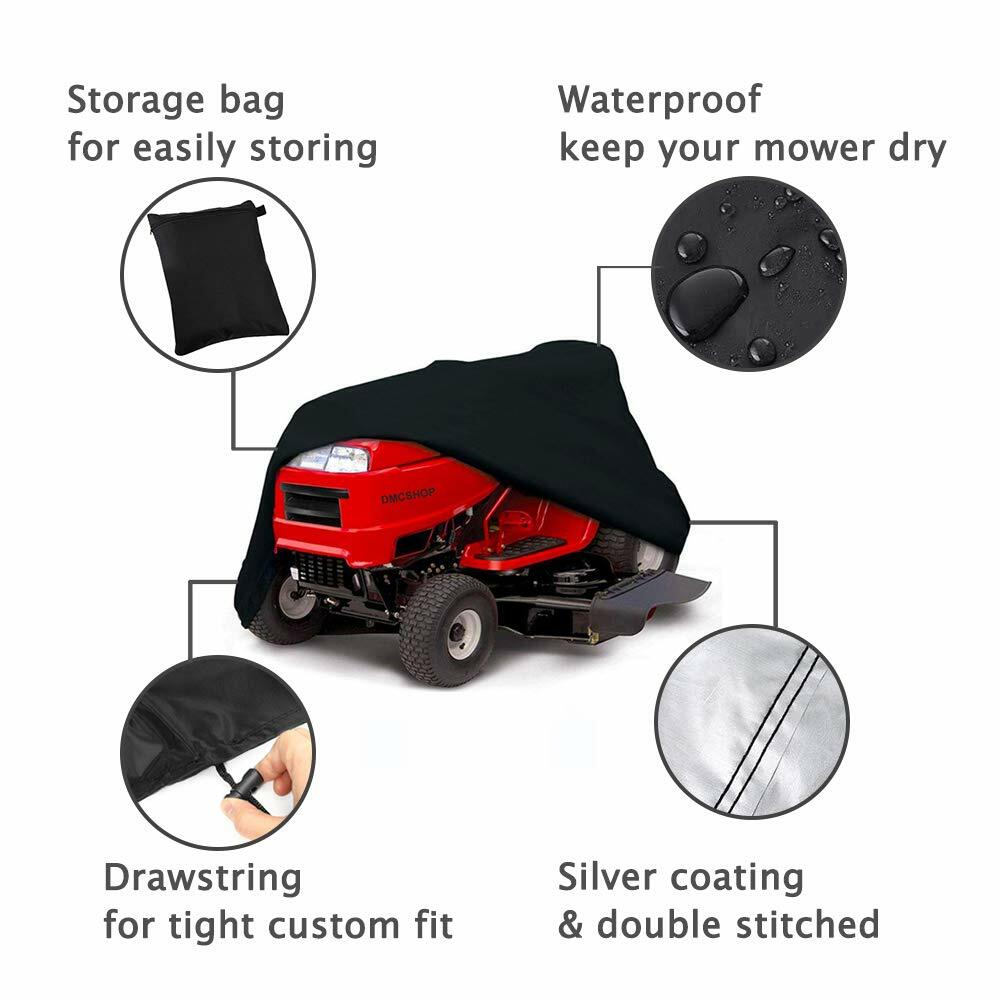 55" Universal Riding Lawn Mower Tractor Cover Waterproof UV Resistant ...