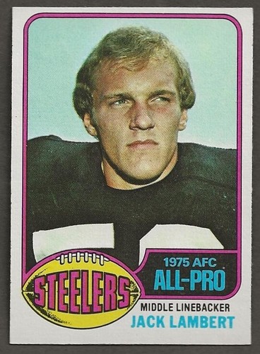 1976 Topps JACK LAMBERT ROOKIE CARD #220 - Near Mint | eBay