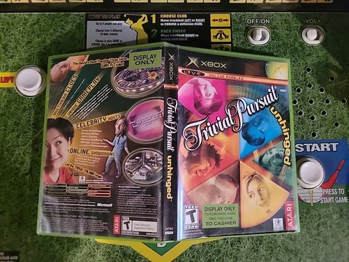 Trivial Pursuit Unhinged Xbox Display Only Case | eBay