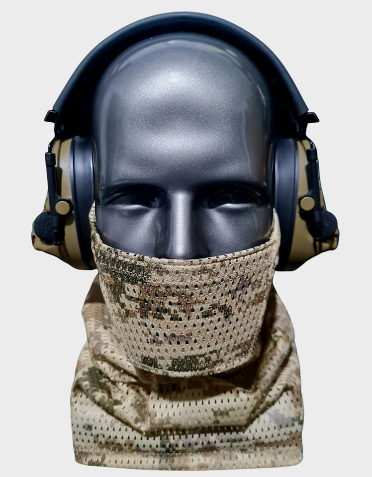 Airsoft Custom MK3 Fully Breathable Mesh Snood Face Protection Mask ...