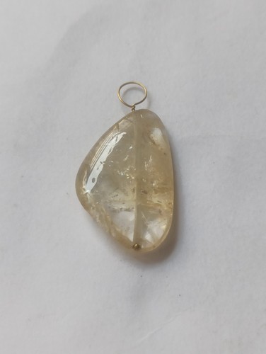 Citrine Smooth Tumble Pedant Top 21.20 Carat 17x27 mm Gemstone | eBay