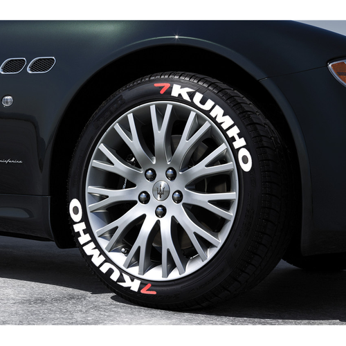 Permanent Tire Lettering Sticker KUMHO 1.06" 14"-22" With Transfer Film ...
