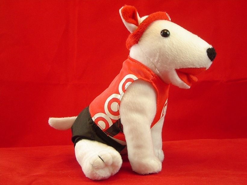 Target Plush Dog Bullseye: 2007 Run Headband Sleeveless Edition One ...