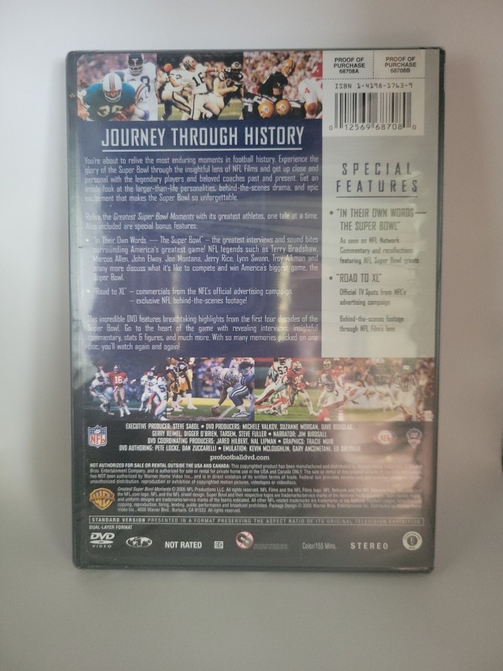 NFL Super Bowl Highlights: The Road to XL DVD 2005 New and Sealed ...