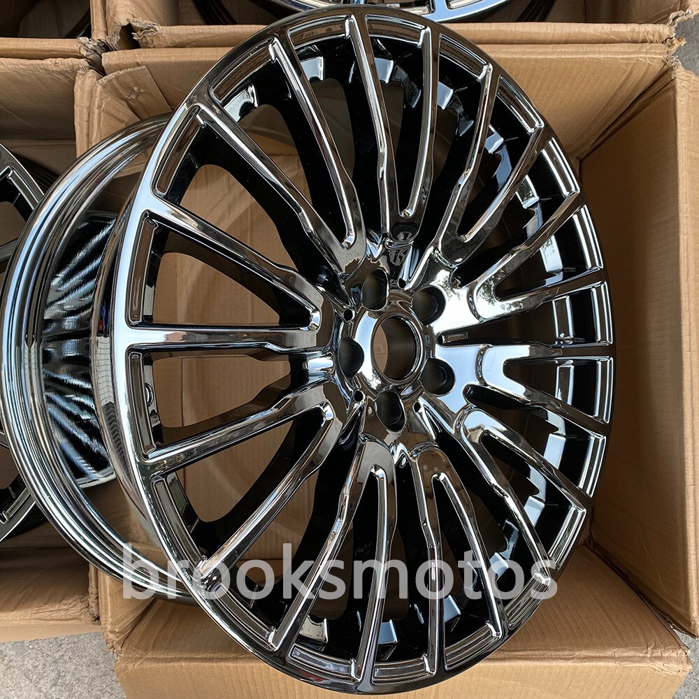 20" CHROME BLACK WHEELS RIMS FITS FOR BMW 2017+ 6 SERIES GT 2016+ 7 ...