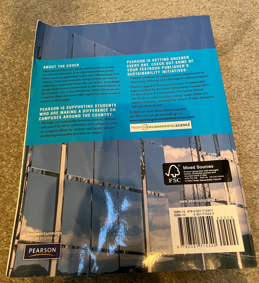 Environment: The Science behind the Stories [4th Edition] [ Withgott ...