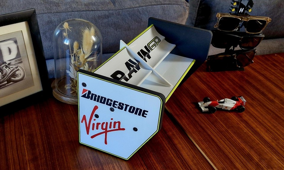 Brawn GP F1 Key Holder Spoiler Vintage Racing Team Shelf Formula 1 ...