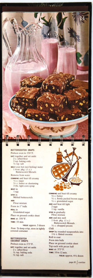 Nestle Co. 1962 Chocolate Dessert & Beverage Cook Book ( Top Spiral ...