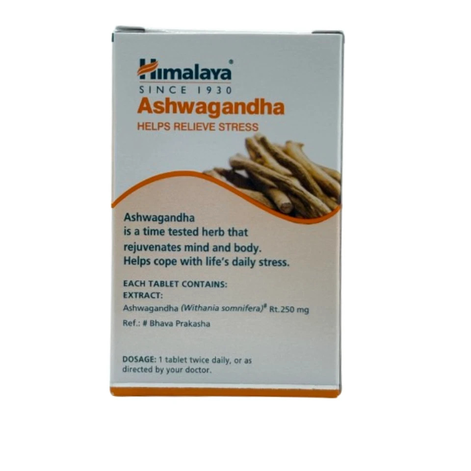 Ashwagandha Organic Bio Herbals Himalaya Exp.2027 Stress Relief ...