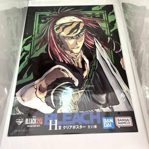 Bleach Renji Abarai Clear Poster Ichibankuji H Prize 20th Anniversary ...