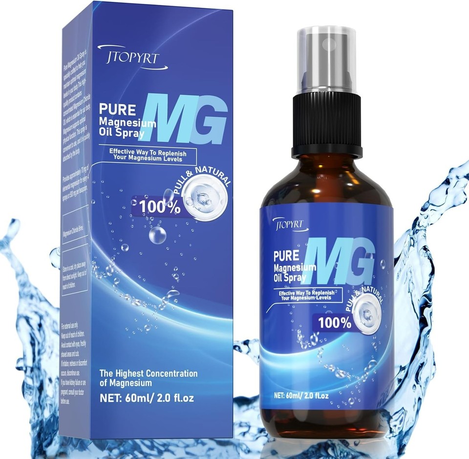 Magnesium Oil for Feet: Magnesium Oil Easy to Absorb and Use ...