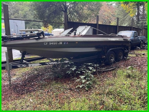 1988 MasterCraft Cajun 19' Bass Boat Inboard 350HP With Trailer | eBay