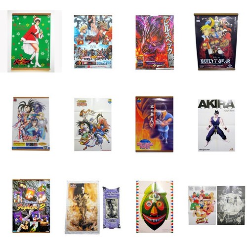 Poster Lot Street Fighter Tekken SNK Guilty Gear Virtua Fighter Samurai ...