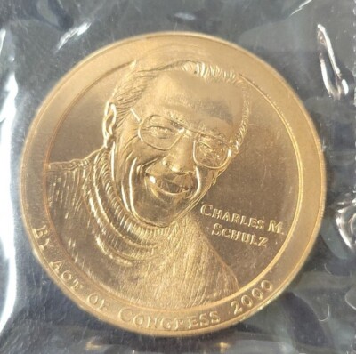 1.5 Inch Charles Schulz U.S. Mint Bronze Medal | eBay