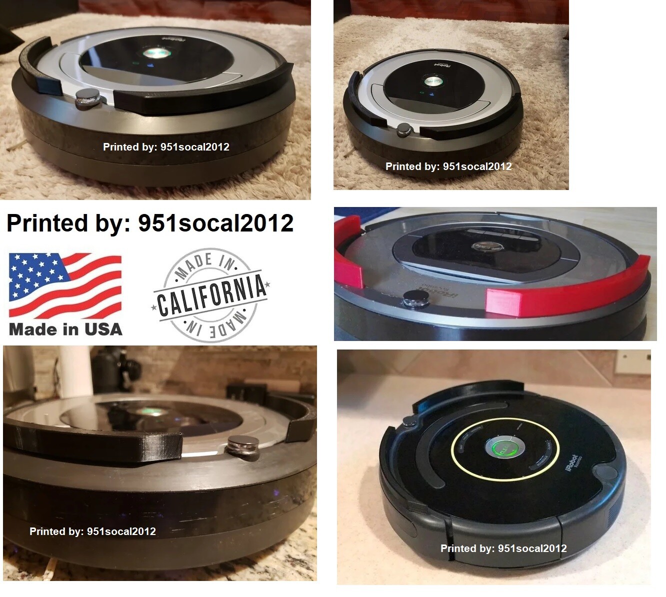 Roomba Bumper Extensions iRobot, Height Adjuster for Roomba Vacuum ...