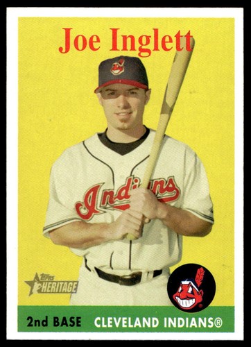 Joe Inglett 2007 Topps Heritage 243 Cleveland Indians Baseball Card | eBay