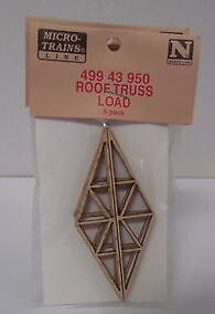 Micro-Trains 49943950 N Scale Roof Truss Load (Pack of 8) | eBay